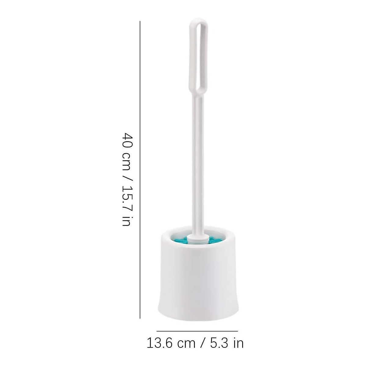 Plastic Toilet Bowl Brush Floor Stand Toilet Brush with Long Handle Toilet Cleaner Brush Home Bathroom Cleaning Accessories