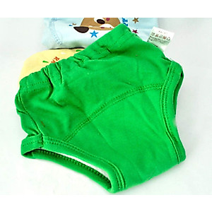 4 X Baby Toddler Girls Cute 4 Layers Waterproof Potty Training Pants Reusable 4Pcs Set (5T, Multi)