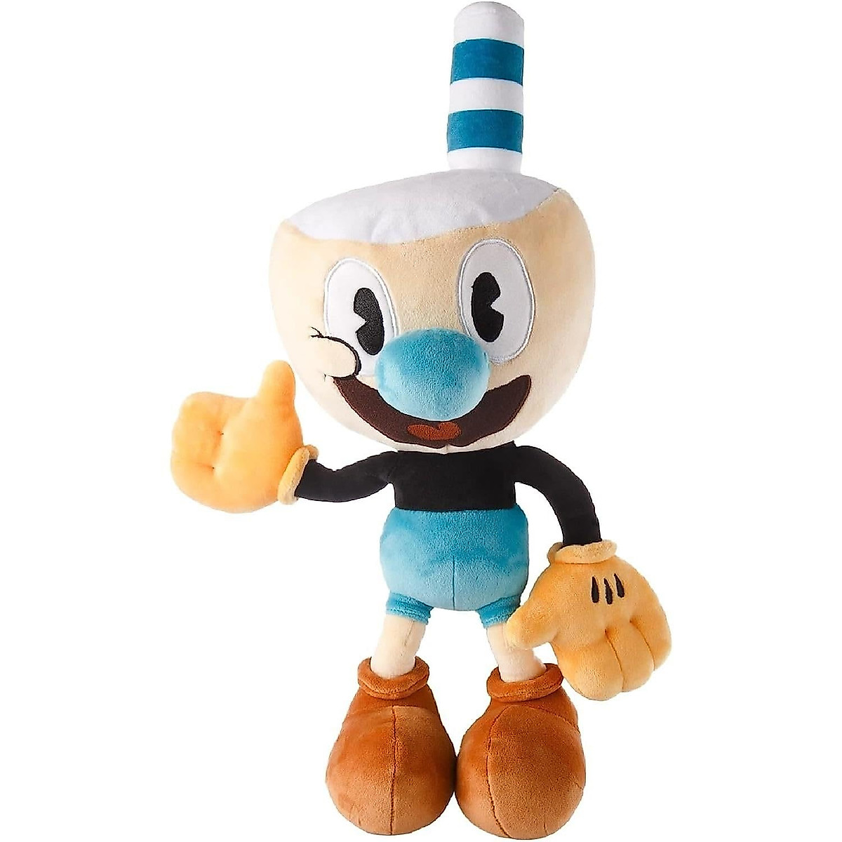 Cuphead & Mugman Bundle 15-Inch - Plush Toy -Super Soft & Huggable Stuffed Doll of The Popular Video Game Character for Kids & Fans of All Ages - Perfect for Collectors and Gamers –Officially Licensed