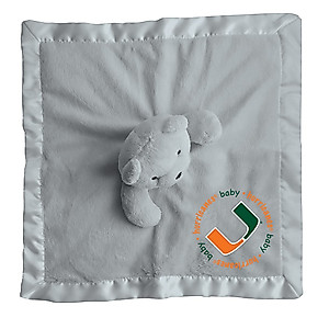Baby Fanatic Gray Security Bear - NCAA Miami Hurricanes - Officially Licensed Snuggle Buddy