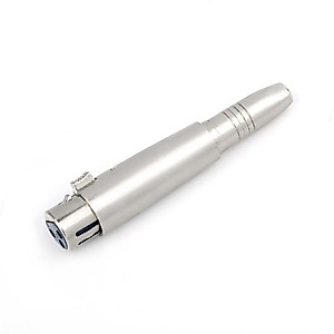 YEGAFE XLR Female to 1/4" Female Adapter, 6.35mm to 3 Pin XLR Socket Audio Connector Female,XLR to Quarter inch Female TRS/TS Converter Mic DJ Adapter (4 Pack)