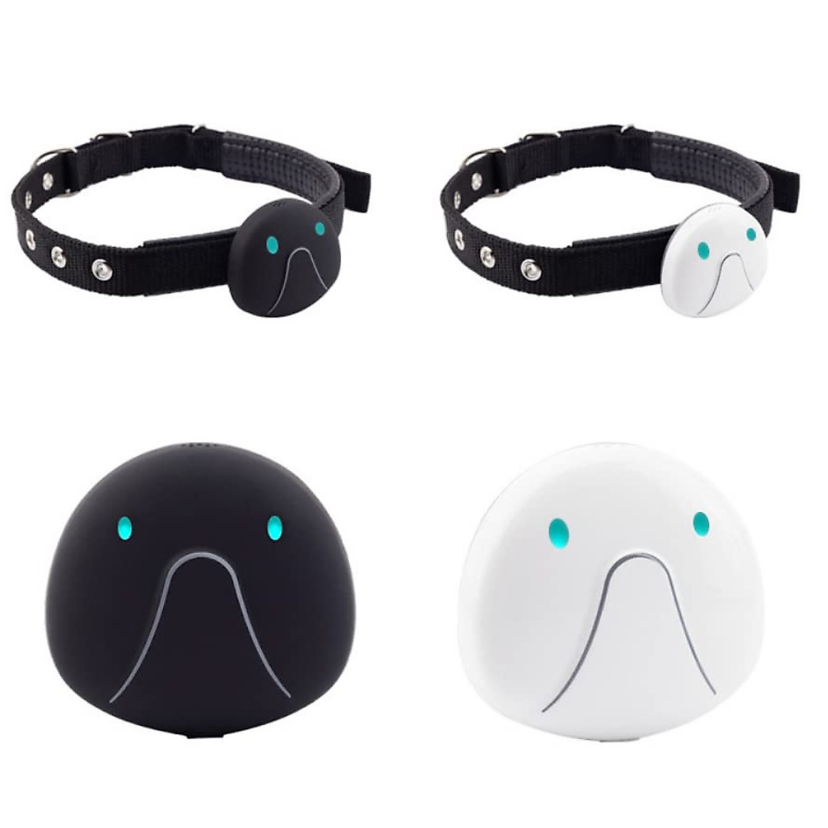 LeonardCreek Pet GPS Tracker for Dogs, Tracking Dog Collar Device, GPS Activity Monitor for Cats, Unlimited Range & Waterproof Tracker for Dogs, GPS Locator for Pets, Pet Activity Tracker (White)