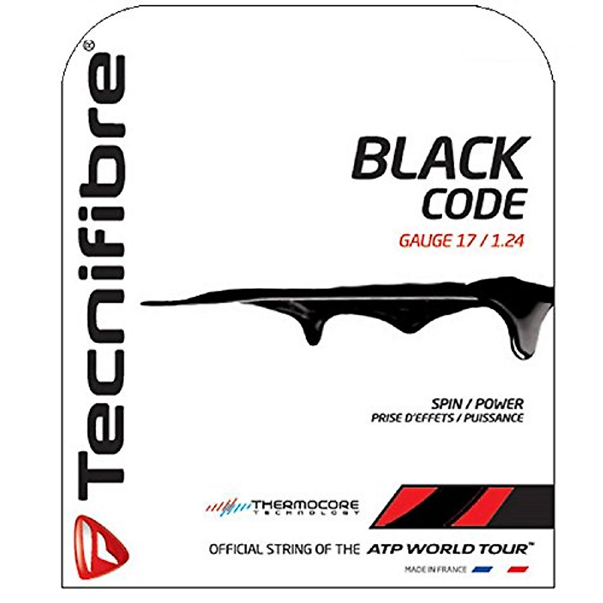 Tecnifibre Black Code Tennis String Set (17)