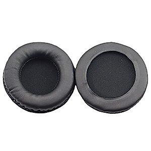 MDR-V700 Ear Pads Replacement Earpads Memory Foam Leather Ear Cushion Compatible with Sony MDR-V700 Z700 V500DJ Headphones (Black)