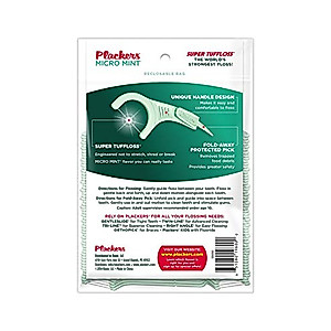Plackers Micro Mint Freshens Breath, Dental Flossers Mint, 270 Count