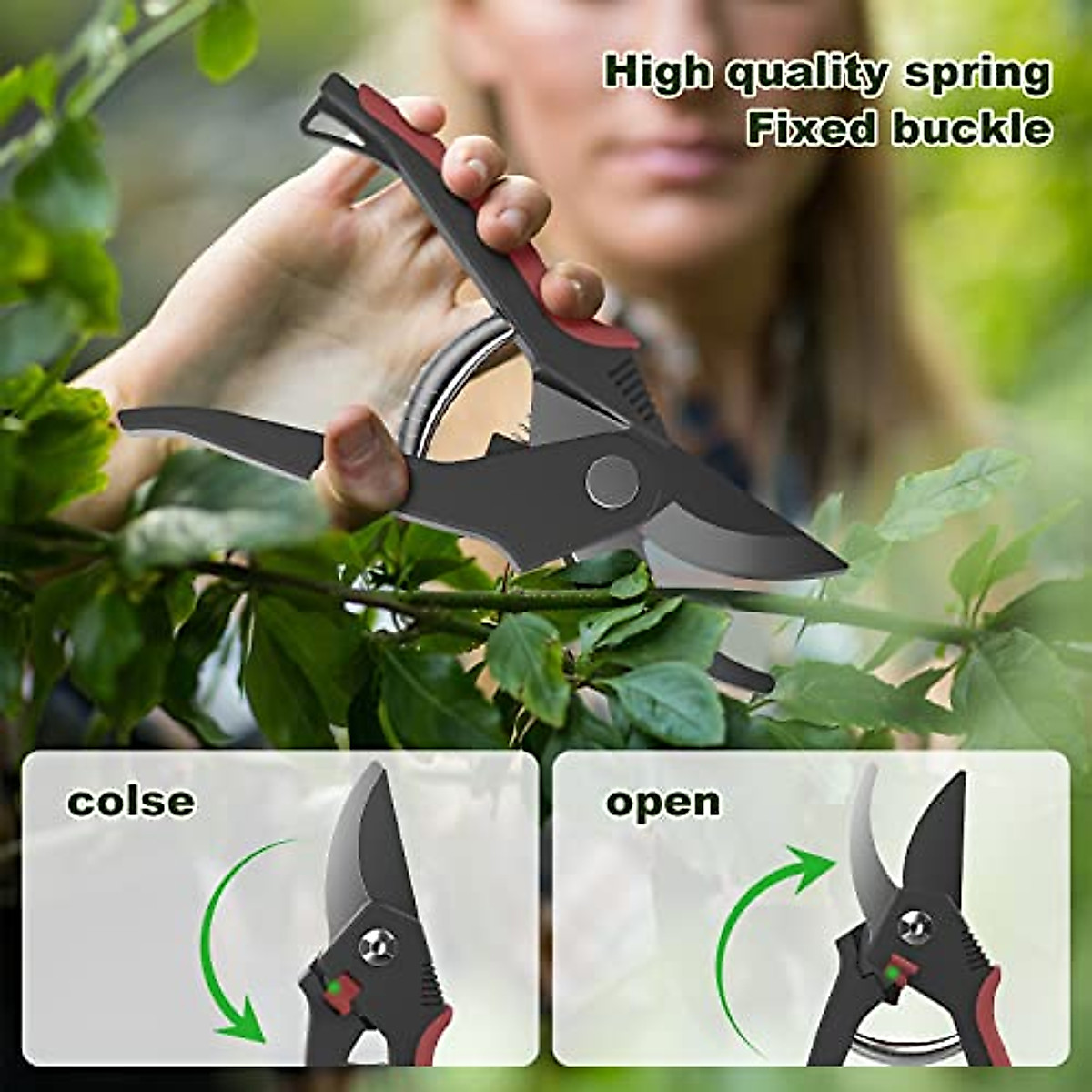 Garden Tool Set Gardening Tools Alloy Steel Hand Tool Garden Tool Sets for Women Kids Starter Kit with Garden Bag, Outdoor Tool, Heavy Duty Gardening Work Set with Ergonomic Handle, Gardening Tools