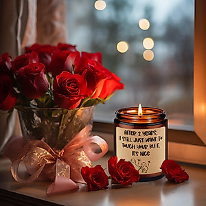 GSPY Scented Candles, 2 Year Anniversary Candle Gifts for Boyfriend, Girlfriend, Women, Men - Cotton Gifts for 2nd Anniversary for Him, Her - 2nd Wedding Anniversary Presents for Wife, Husband