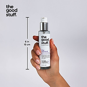 THE GOOD STUFF Leave-in Frizz Control Hair Oil for Softness, Protection, and Shine | Lightweight Hydrating Anti Frizz Serum for Smooth, Shiny Hair All Day Long | Vegan and Cruelty-Free Conditioner