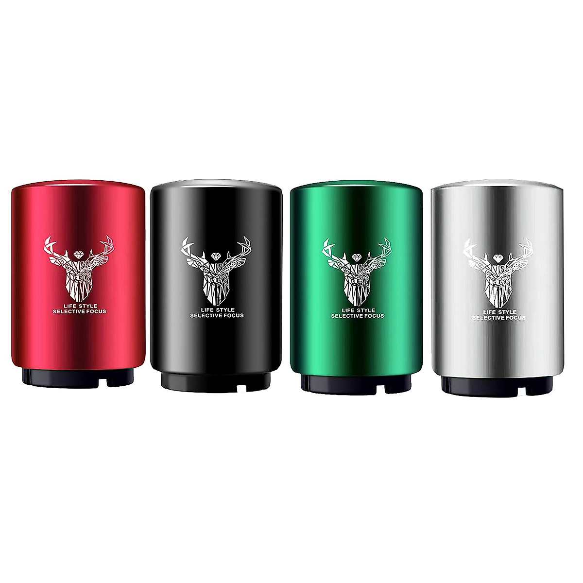 2 Pack Beer Automatic Bottle Opener, Cool Magnetic Bottle Opener for Bartender Tool Fun, Lid Opener, Pushed Down Beer Opener, One-Hand Easy/Funny Lid Beer Bottle Openers Beer Opener (Green)