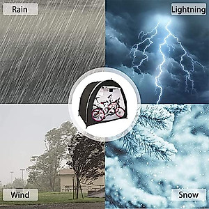 XIYI New 2021 Foldable Storage Bike Tent, Portable Outdoor Waterproof Bicycle Storage Shed, Suitable for Lawn Garden Pool Tool Storage Shed, Large Capacity, Space Saving,Blue