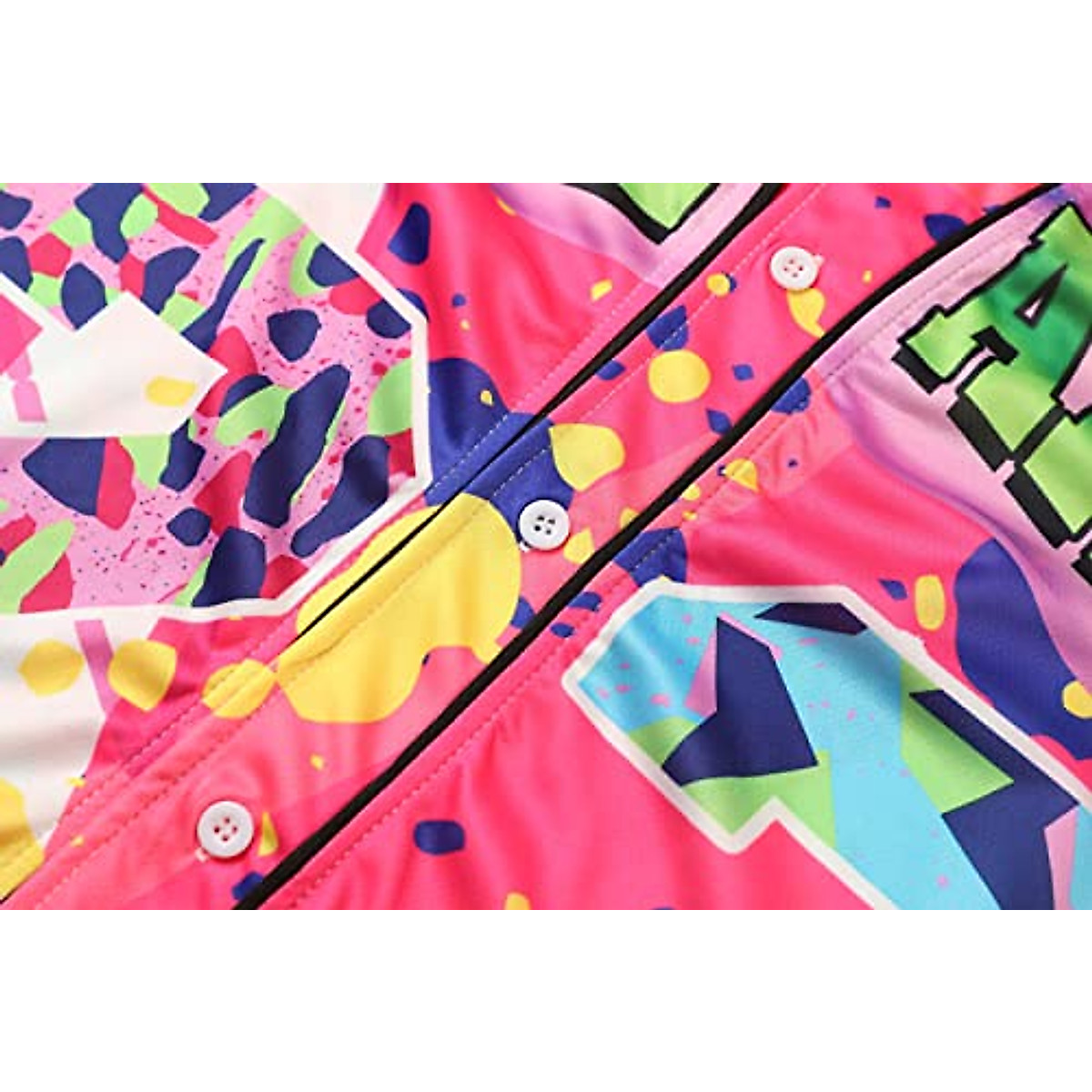 XSFX Bel Air Jersey for Women, 90s Outfits for Men for Hip Hop Party Club and Pub Fuchusia Medium