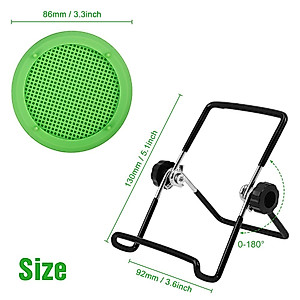 Picowe Plastic Sprouting Lids, Sprouting Jar Stands, for 86mm Wide Mouth Mason Jars, Canning Jars, Suit for Grow Bean Sprouts, Alfalfa, Salad Sprouts(16 Pack, Green)