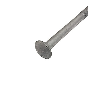 3/8" - 16 x 9 Carriage Bolt | Round Head | Hot Dip Galvanized | 45pcs Box