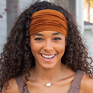 DRESHOW 8 Pcs Women Headbands for Hair Styling, Hair Wraps, Hairband for Sports, Daily Wear, Workout, Hair Accessories - 95% Polyester, 5% Spandex - 1 Package of 8 Count