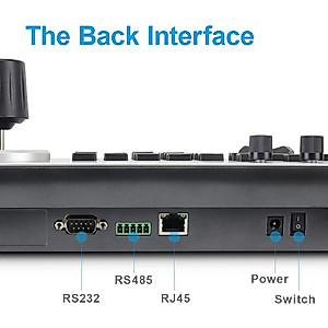SMTAV PTZ Controller Camera Controller POE Network 4D Joystick Decoding Keyboard (IP Analog Controller)