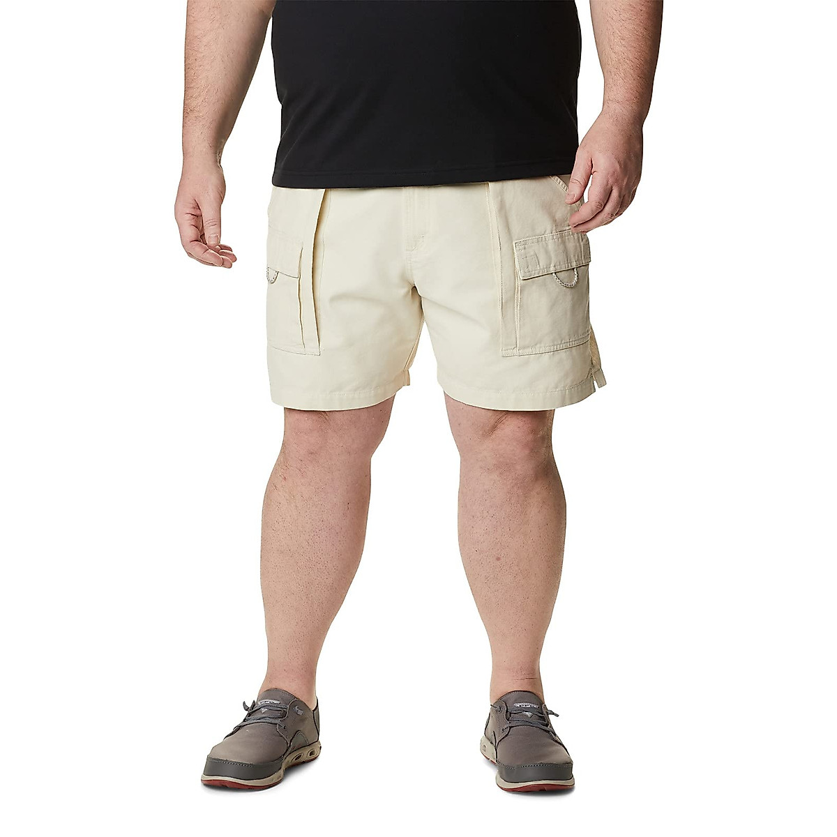 Columbia Men's Brewha II Short, UPF 50 Sun Protection, Fast Drying Stone