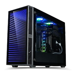Computer Upgrade King Empowered PC Continuum Mini Gaming Desktop - Intel Arc A750 8GB GDDR6, AMD Ryzen 7 5700X Eight Core Processor, 32GB DDR4 RAM, 1TB NVMe SSD, Windows 11 Home