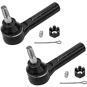 Detroit Axle - Front Lower Control Arms w/Ball Joints, Inner Outer Tie Rods, Front Sway Bar Links Replacement for 2004-2008 Pacifica - 8pc Set