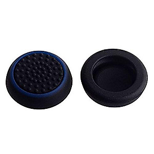 Liphontcta Thumb Grips Thumbstick Stick Joystick Caps for PS4 PS3 PS2 Xbox 360 Xbox one Analog Controller 2pcs (Blue)