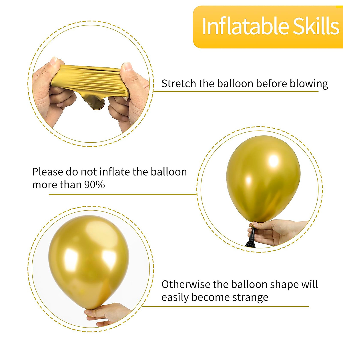 RUBFAC 156Pcs Black and Gold Balloons Arch Garland Kit, 5/10/12/18 Inch Latex Balloons Set for Graduation Birthday Party Wedding Anniversary Decorations