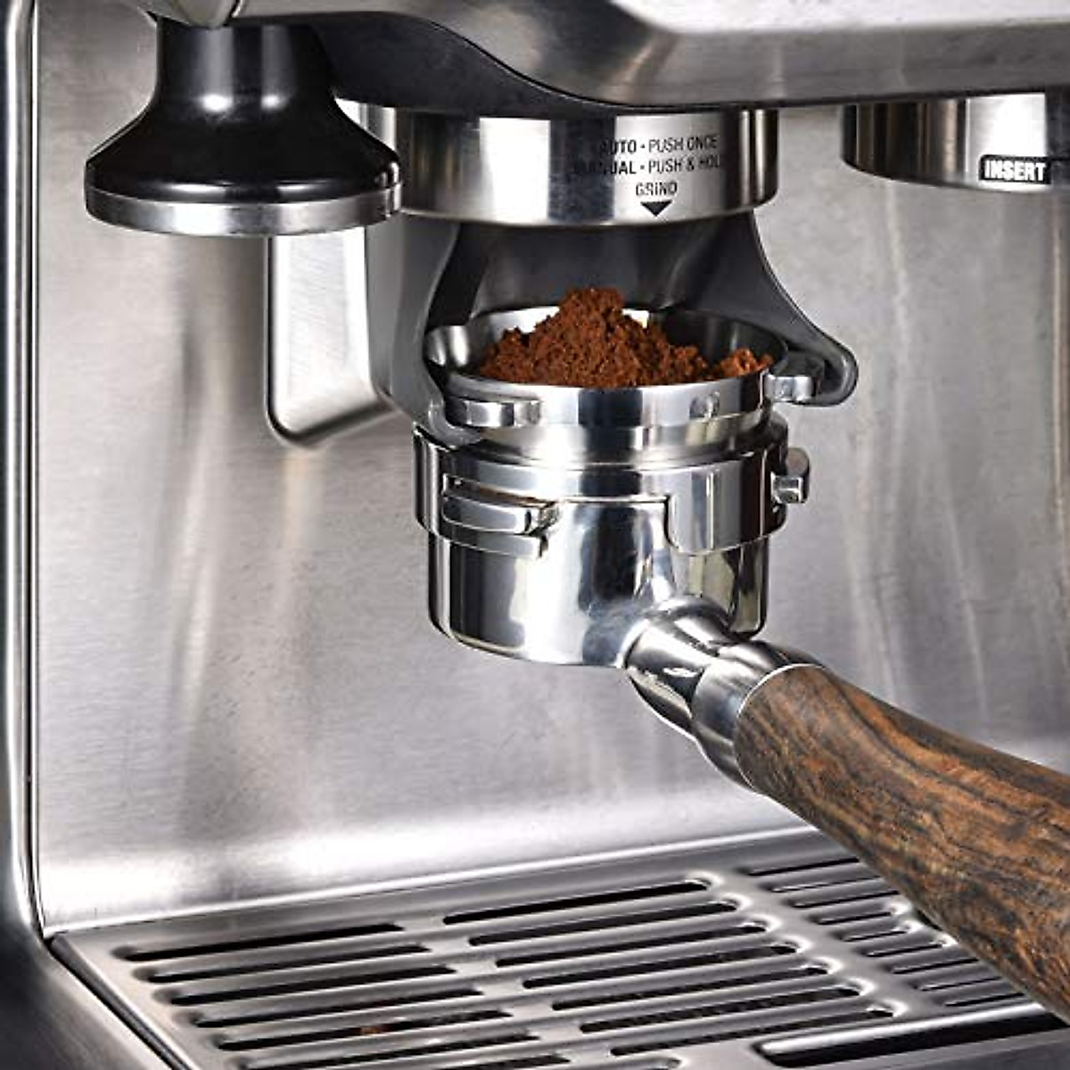 Hands-Free Dosing Funnel, MATOW 54mm Dosing Funnel with Grinder Trigger Fits Breville 54mm Portafilters