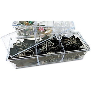 Organizer and Storage With Lid For Makeup, Toiletries, Jewelry, Tea Bags, Crafts and Scrapbook Supplies