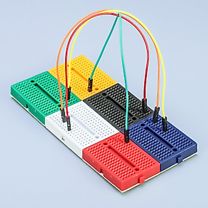 DEYUE Solderless Prototype Breadboard | 1x830 tie in Point Breadboard 2x400 tie in Points Circuit Boards 6x170 tie Points Mini Modular breadboard Kit