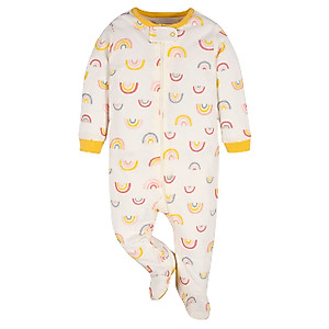 Gerber Baby Girls 2-Pack Sleep 'N Play Gold 6-9 Months