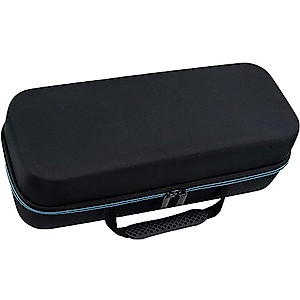 rokeblau Carrying Case For Samsung Freestyle Projector & The Freestyle 2nd Gen Projector and Battery, EVA Portable Protective Case With Durable Hand Strap, With Mesh Pocket For Accessories