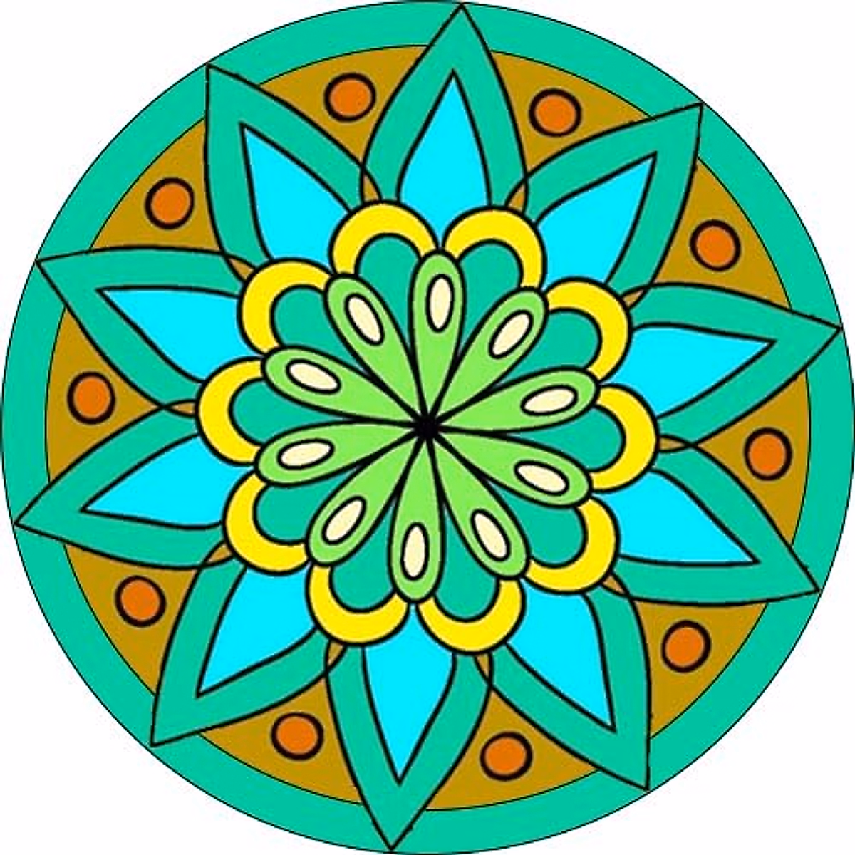 6 Pack Diamond Painting Kits for Adults or Kids, Art Cartoon HD Canvas DIY 5D Full Drill Round Crystal Rhinestone Gem Arts Dots Diamonds Craft Paint - 12 x 16 inch, (G1295--G1300-1)