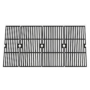 Uniflasy 18 Inch Grill Cooking Grates for Charbroil Performance 463244819 6 Burner Cart/Cabinet Liquid Propane Gas Grill, 6-Burner Cast Iron Cooking Grids Grill Replacement Parts