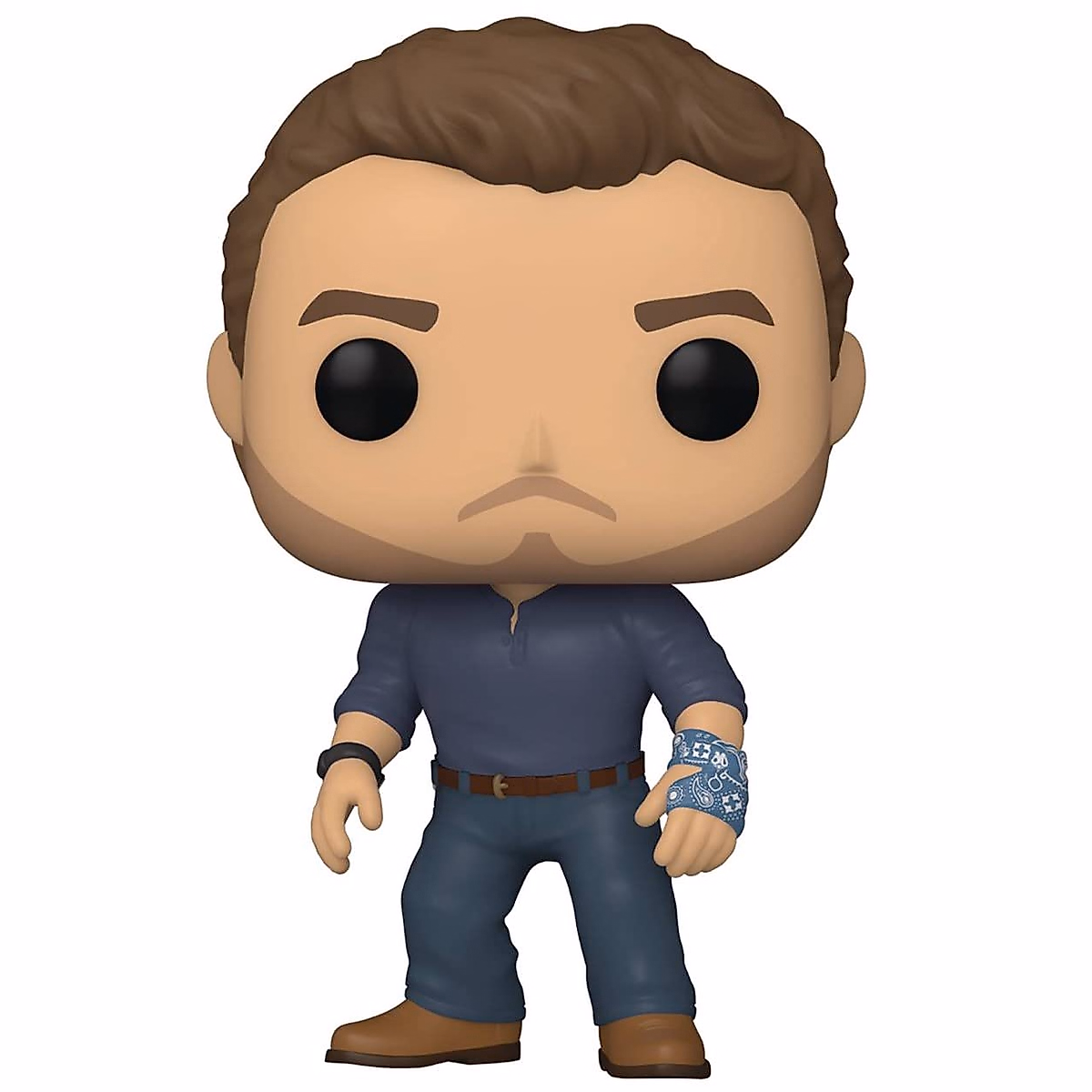 POP Jurassic World Dominion - Owen Grady Funko Vinyl Figure (Bundled with Compatible Box Protector Case), Multicolor, 3.75 inches