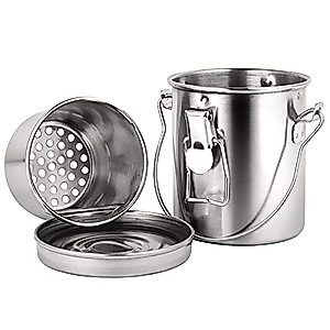 MyLifeUNIT Paint Brush Cleaner, Stainless Steel Brush Holder for Painting, 6.6 oz