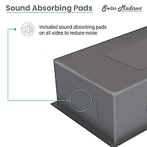Swiss Madison Rivage 36 x 21 Stainless Steel, Single Basin, Farmhouse Kitchen Sink with Apron in Gold