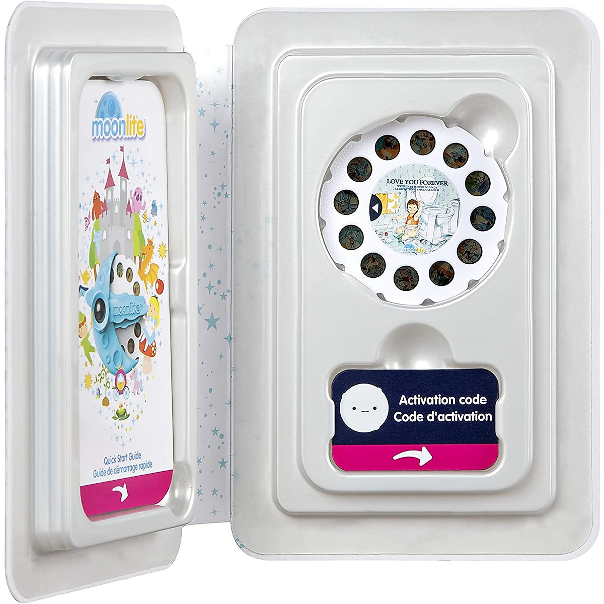 Moonlite Storybook Reels for Flashlight Projector, Kids Toddler | Love You Forever | Single Reel Pack Story for 12 Months and Up