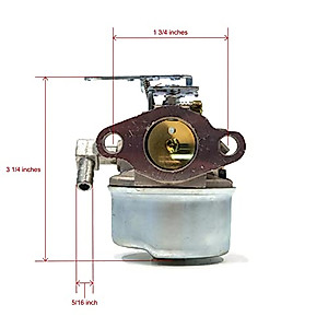 Carburetor For TECUMSEH 631916 Fits Model HSSK50-67324M HSSK50-67324N HSSK50-67326L HSSK50-67328K Engine New Carb