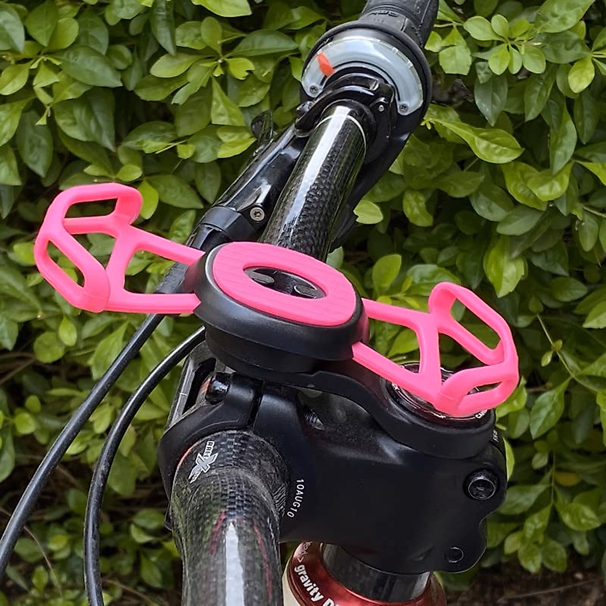 Mountain Bike Cell Phone Holder Handlebar Universal, Compatible with Garmin Mount, 4.0"-6.7"