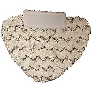 Eshoppercity Triangle Replacement Pads for Shark Genius Touch Free Steam Mop Washable Lift Away S6001 S6002 S6003 3973 S5001 S5002 (5)