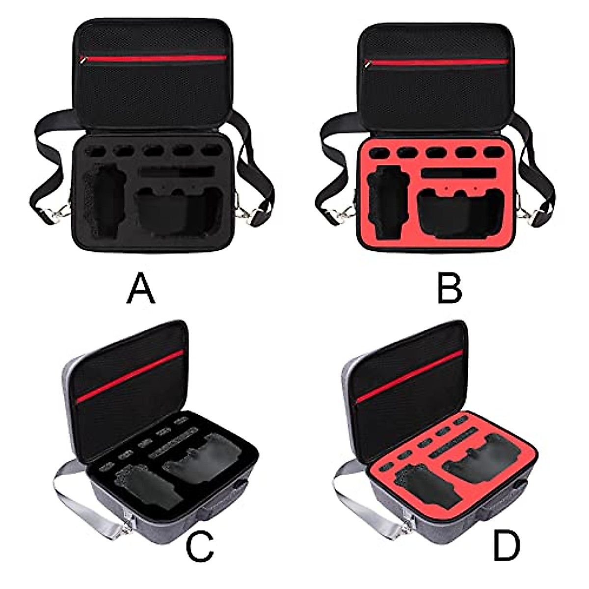 SYCOOVEN Portable Travel Carrying Case Storage Bag Drone Accessories Fit For FIMI X8 MINI(Grey B)