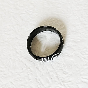 Anime Ring Adjustable Open Band for Men Women cosplay Black Color