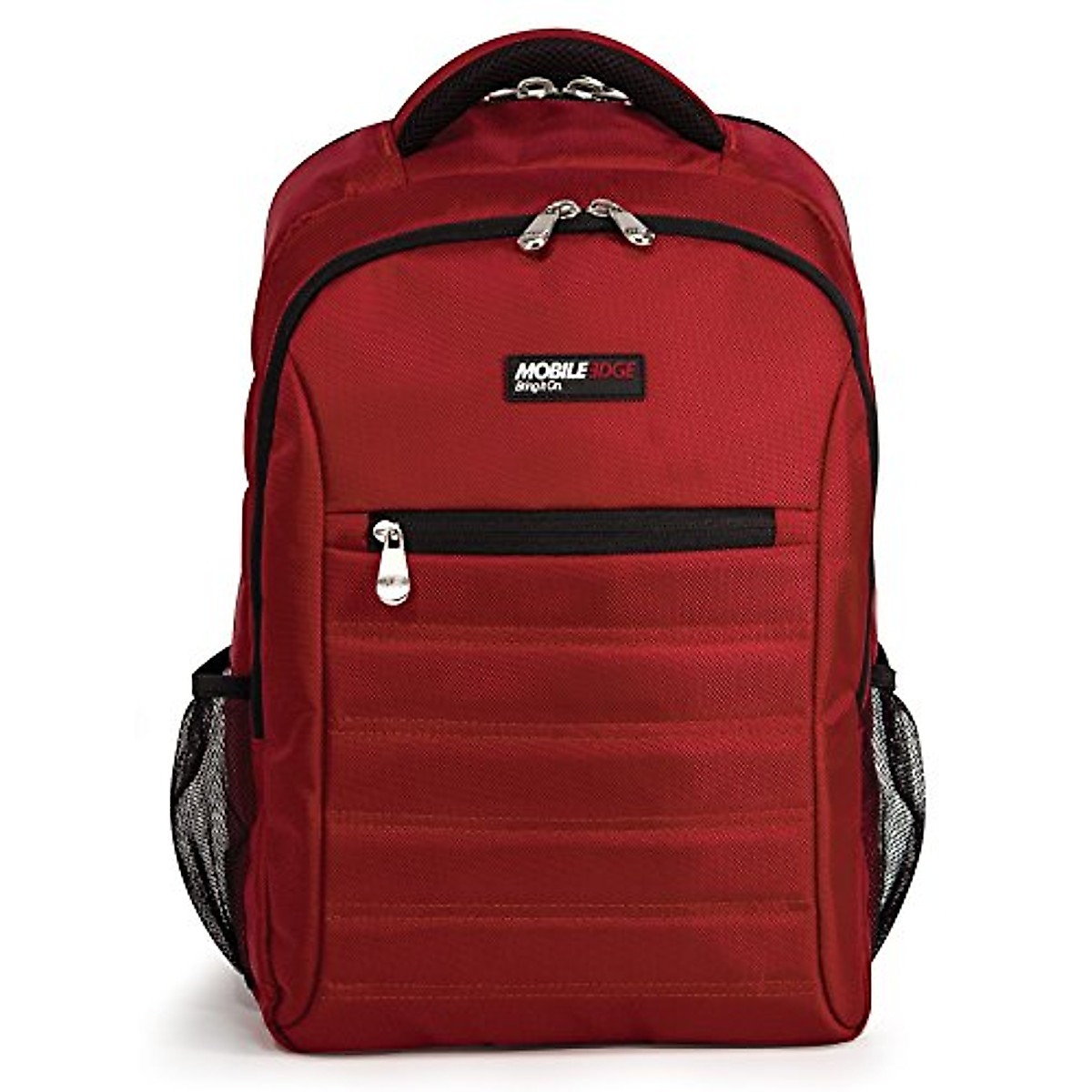 Mobile Edge Smartpack 15.6 Inch Laptop Backpack with Separate Padded Tablet Compartment Crimson Lightweight Red for Men, Women, MEBPSP7, Crimson Red