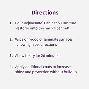 Rejuvenate Cabinet And Furniture Restorer Fills In Scratches, Shines And Protects Indoor Cabinets And Furniture, 16 Ounces