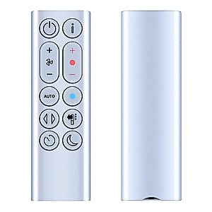 New Replacement Remote Control for Dyson HP04 HP05 HP06 HP09 Hot + Cool Purifying Fan/Heater - Silver, Without Magnetic Function