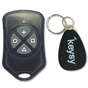 Keysy RFID Duplicator - Copy Key Fobs and Key Cards (HID, AWID, Indala, Keri, ioProx, Rosslare, XceedID, Paradox, CDVI + More) Reader Writer Copier Cloner 125kHz Including (1 Key Fob)