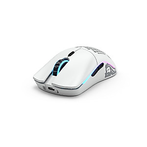 Glorious Model O Minus Wireless Gaming Mouse, RGB Gaming Mouse (Matte White)