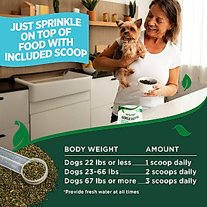 Vet’s Best Dental Powder for Dogs – Brush-Free Solution – Prevent Plaque & Tartar – Made with Natural Brown Seaweed & Brewer’s Yeast – Dog Teeth Cleaning Powder – 90 Day Supply (for 23-66lb Dogs)