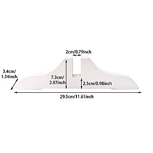 CALIDAKA Folding Room Divider Stand, Screen Panel Feet,Room Divider Bracket,Wood Base Partition Base Support Legs for Hotel Home Office(Brown,Size:A)