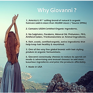 GIOVANNI Smooth As Silk Conditioner, 8.5 FZ