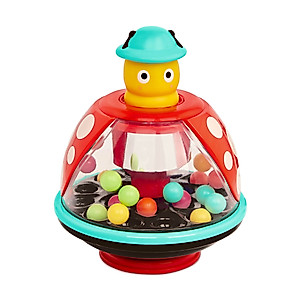 Battat – Ladybug Toy – Ball Popping Toy – Toy For Toddlers – 20 Small & Colorful Balls – 12 Months + – Ladybug Pushtop
