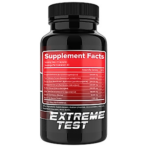 Influx Inspire Testosterone Booster for Men - Test Booster for Stamina, Endurance & Strength - 60 Capsules